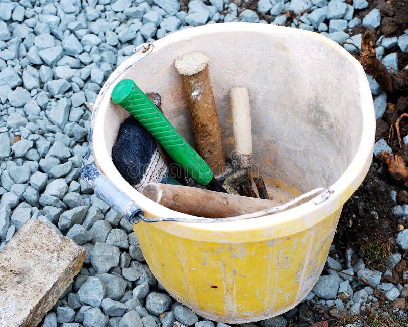 Building tools stock image. Image of brush, equipment - 6219543