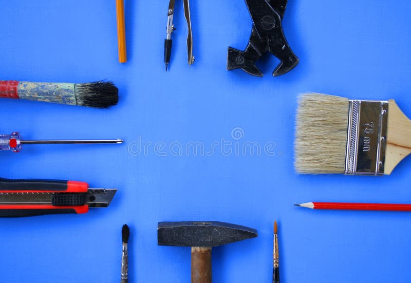 Building tools. stock image. Image of preparation, architecture - 6612037