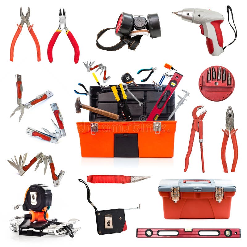 Tools collage stock image. Image of industrial, hardware - 20825039