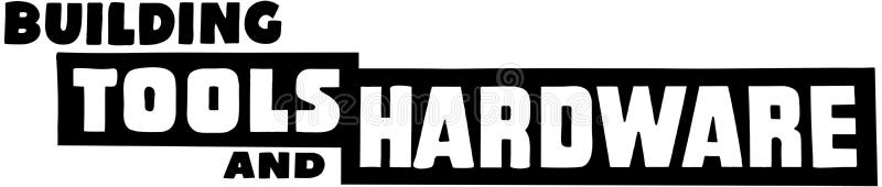 Building Tools and Hardware Stock Vector - Illustration of home ...