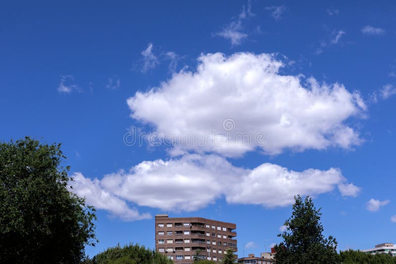 Building in the Top of a Town Stock Image - Image of town, architecture ...
