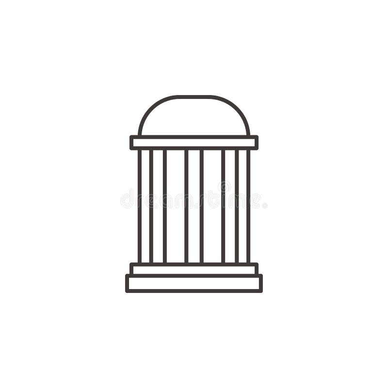 Building, Tower, Outline, Icon - Building Vector Icon Stock ...