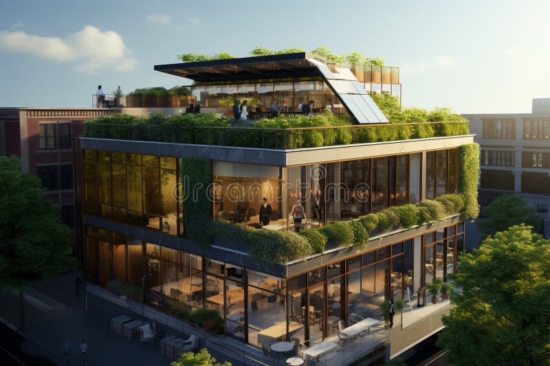 Building Transformed into a Thriving Green Space with Rooftop Gardens ...