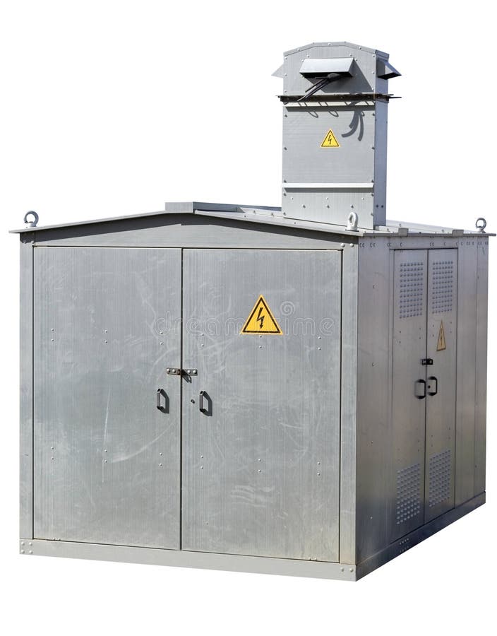Building Transformer Substation Stock Image - Image of building ...