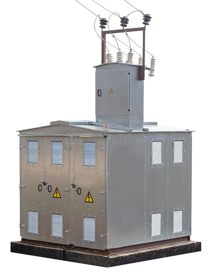 Building Transformer Substation Stock Image - Image of generate ...