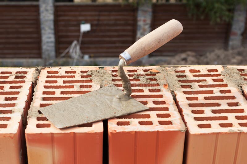 Building trowel stock image. Image of activity, mason - 80949261
