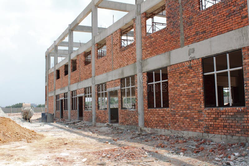 Building Under Construction Stock Photo - Image of bricks, brick: 11890212