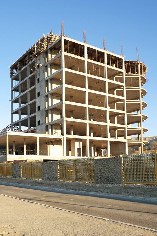 Building Under Construction. Stock Photo - Image of architecture ...