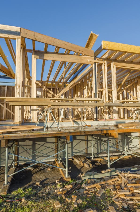 Building Under Construction Stock Photo - Image of finished, building ...