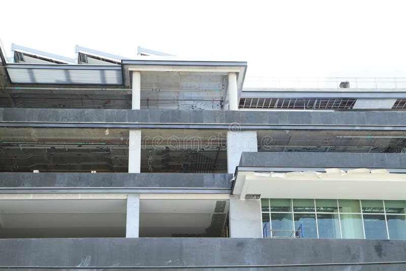 Building Under Construction Stock Image - Image of growth, balcony ...