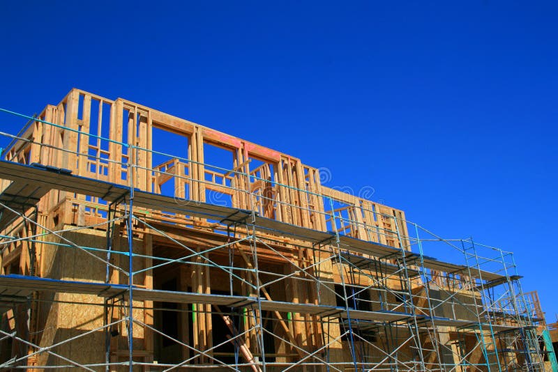 Building Under Construction Stock Image - Image of residence, mortgage ...