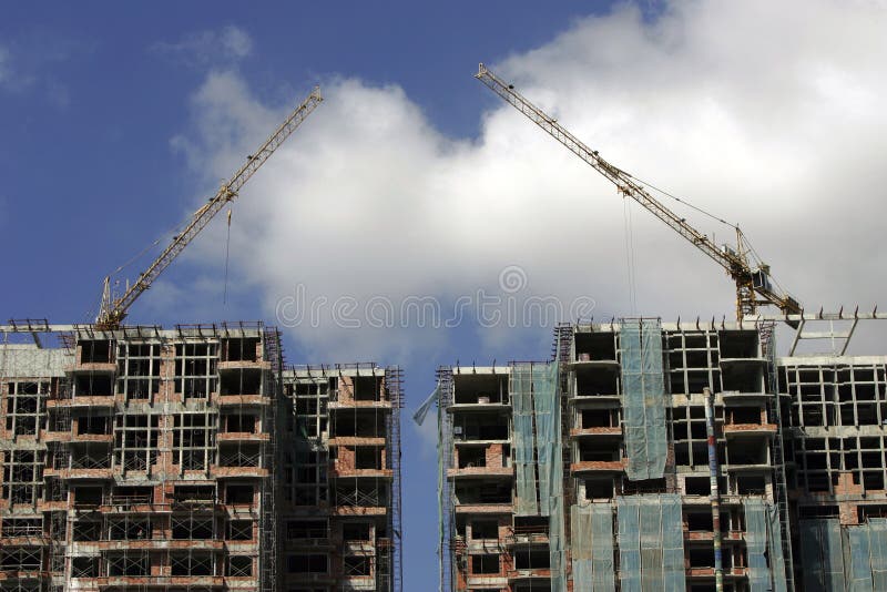 Building Under Construction Stock Image - Image of architecture ...