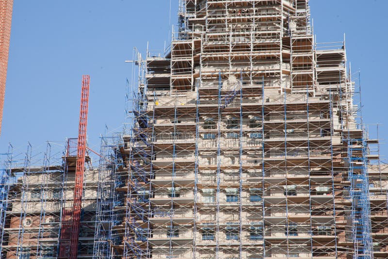 Building Under Construction Stock Image - Image of architecture ...