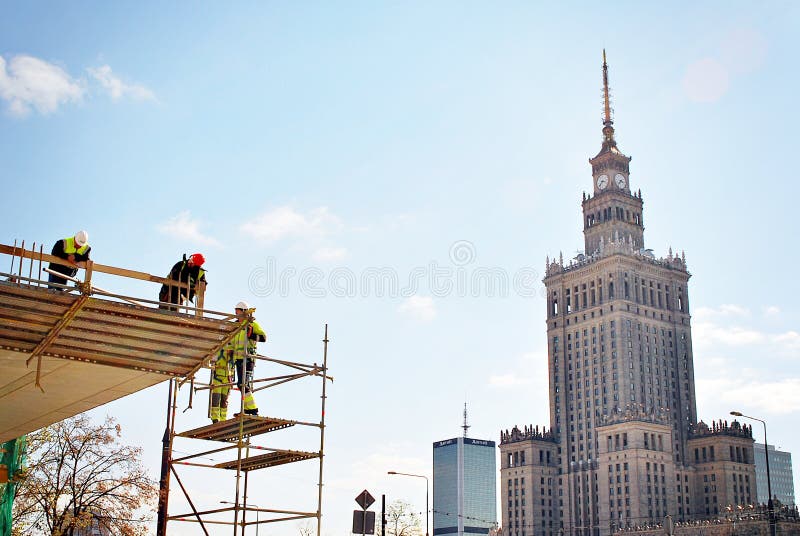 Building Under Construction Editorial Stock Image - Image of high ...