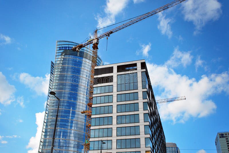 Building Under Construction Editorial Stock Photo - Image of business ...