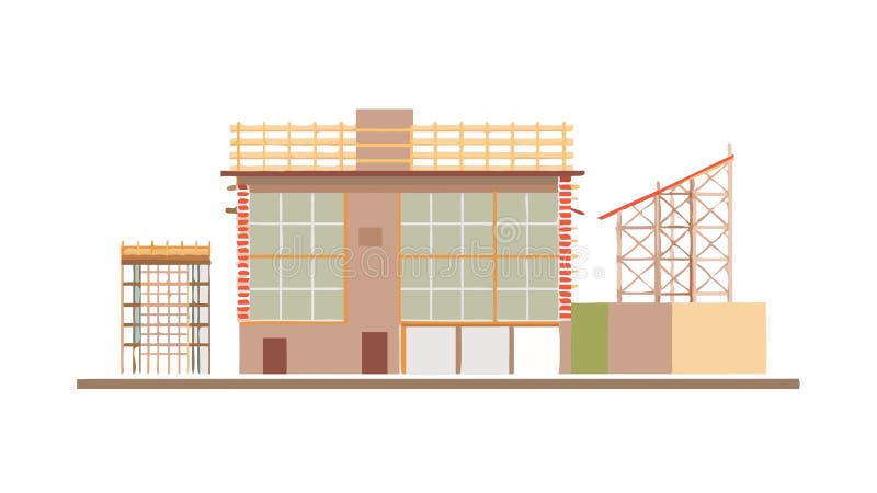 Building Under Construction Icon for Development, Vector Design ...
