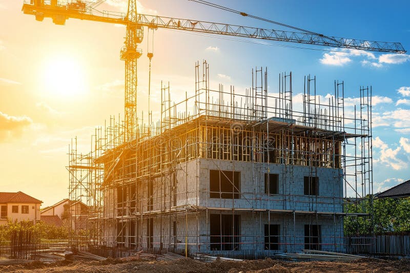 Building Under Construction, Industrial Development, and Construction ...