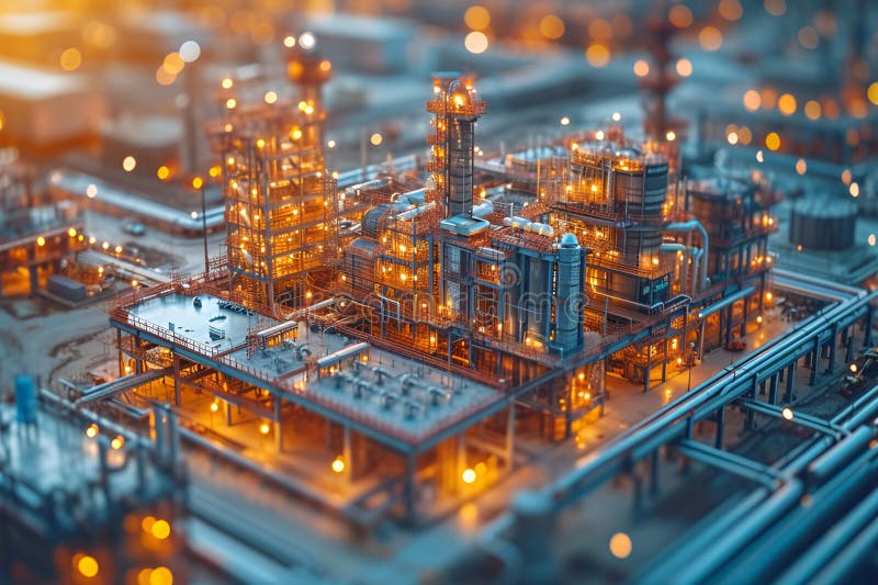 Building Under Construction Industrial Development, Technology Concept ...