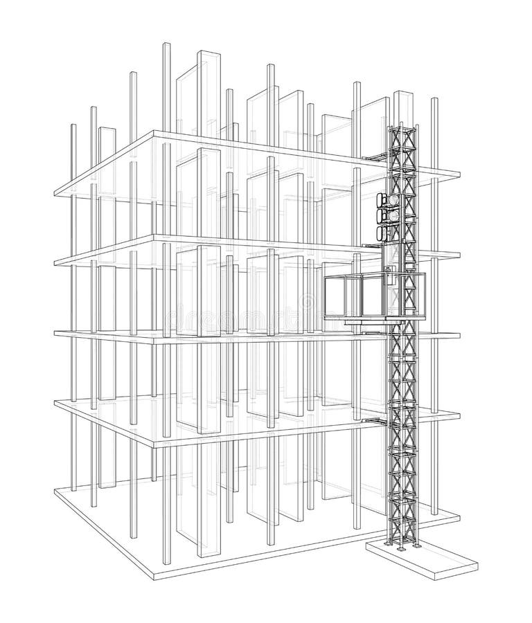 Building Lifts Stock Illustrations – 392 Building Lifts Stock ...