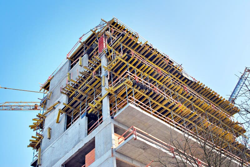 Building Under Construction Stock Image - Image of architectures ...