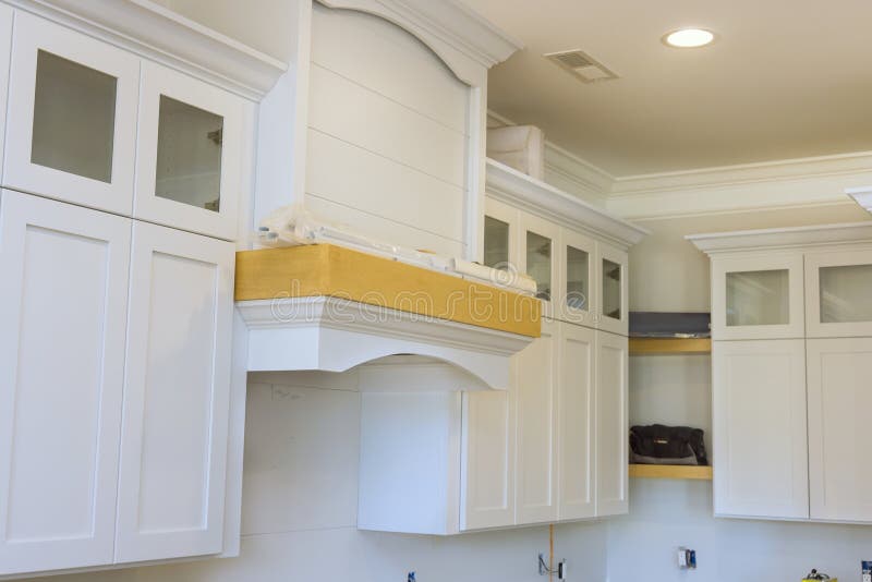 Building Under Construction a New Home with Custom Modular Kitchen ...