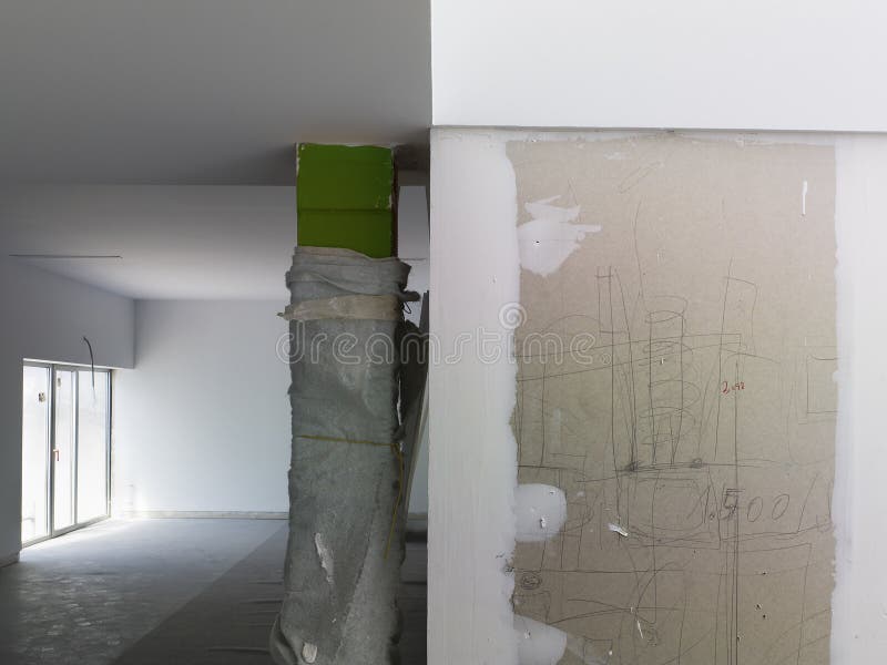 Building Under Construction with No People Stock Image - Image of roof ...