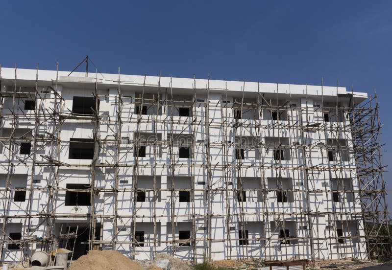 Building Under Construction Stock Photo - Image of urban, concrete ...