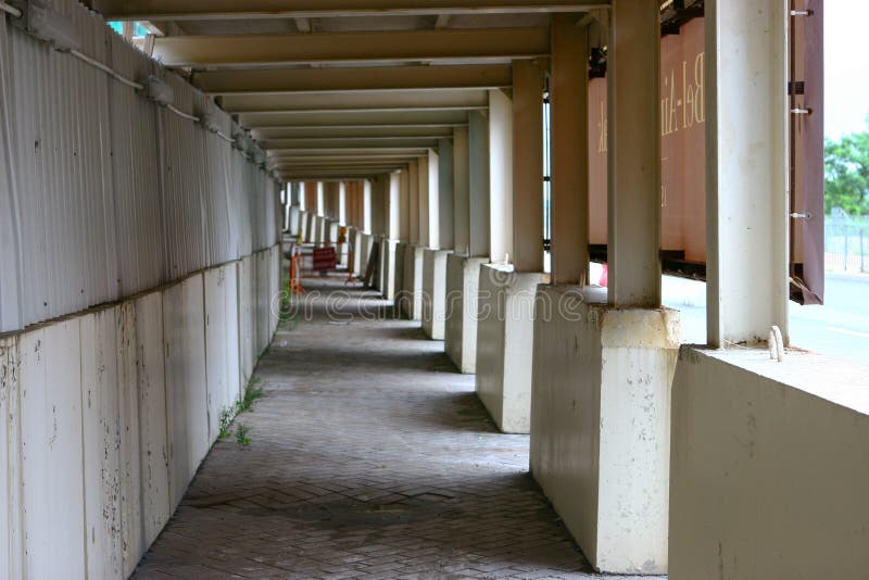 A Building Under Construction, the Path Way 1 July 2005 Stock Image ...