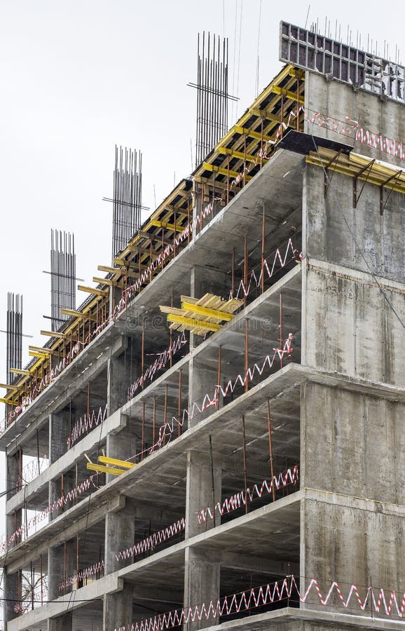 Building Under Construction Stock Photo - Image of site, horizontal ...