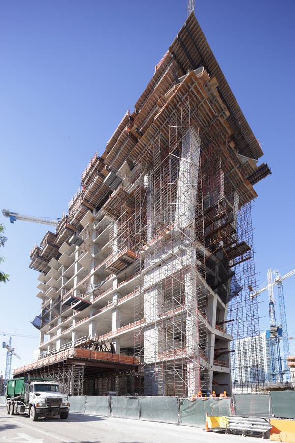 Building Under Construction Stock Image Stock Photo - Image of tilt ...