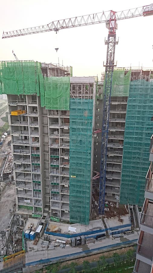 Building Under Construction Editorial Stock Image - Image of ...