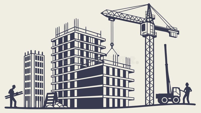 Tower Building Construction Vector Stock Illustrations – 78,596 Tower ...
