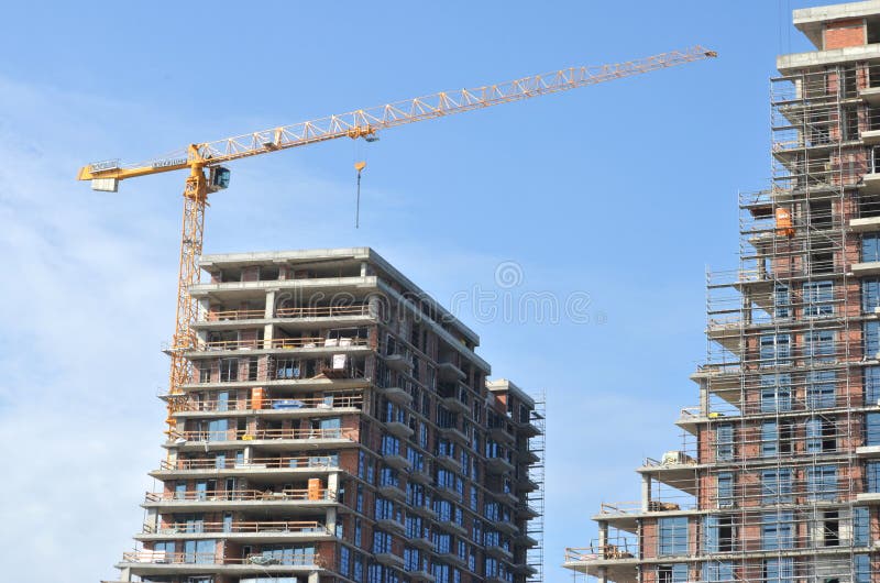 Building Under Construction Stock Image - Image of horizontal ...