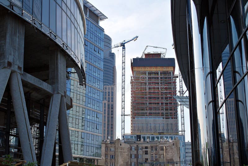 Building Under Construction Stock Photo - Image of skyline, city: 79787338