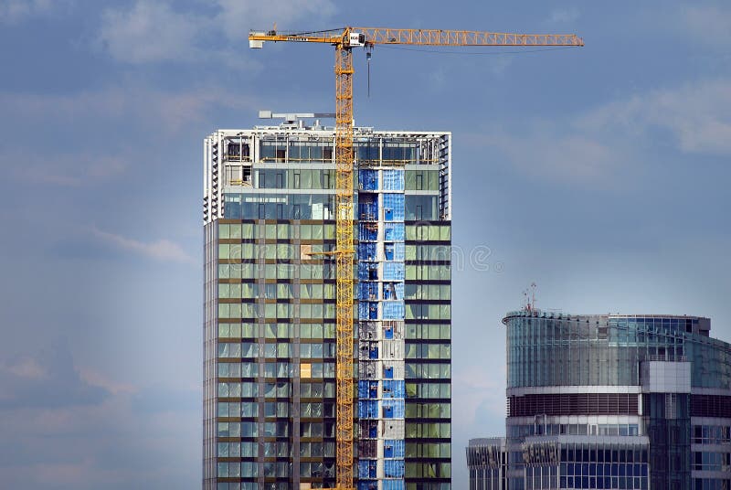 Building Under Construction Editorial Stock Image - Image of site ...