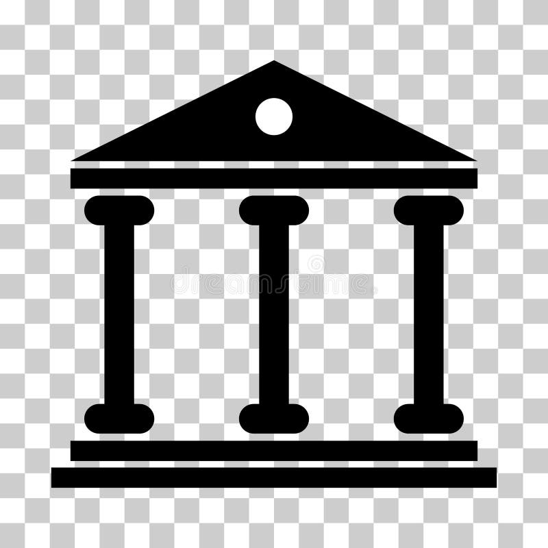 Building University Architecture Icon, Museum Roman Symbol, Flat Design ...