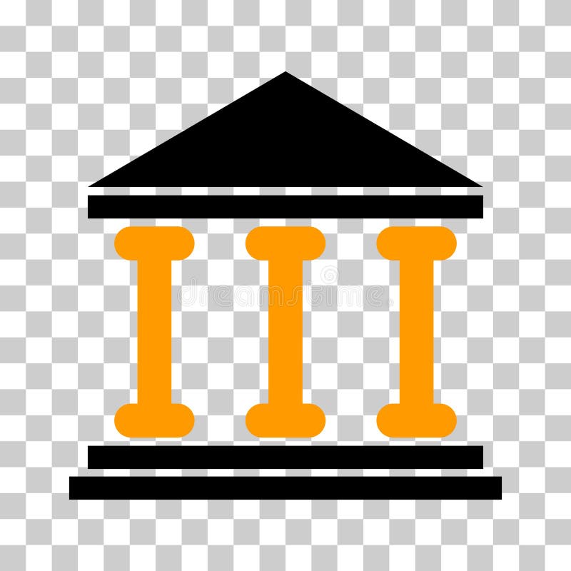 Building University Architecture Icon, Museum Roman Symbol, Flat Design ...