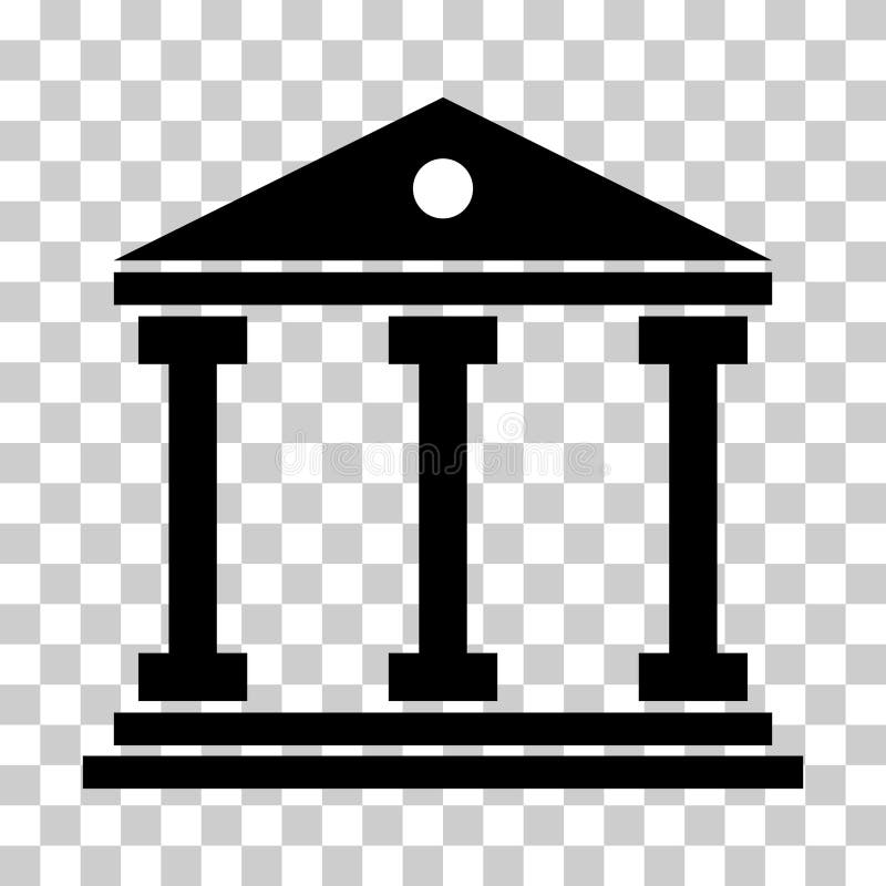 Building University Architecture Icon, Museum Roman Symbol, Flat Design ...
