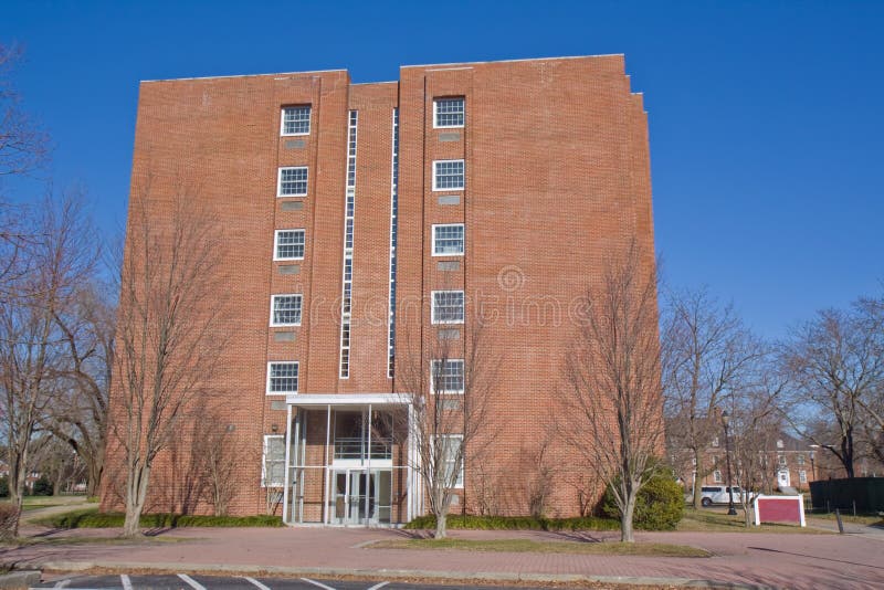 Building on a University Campus Stock Image - Image of liberal, arts ...