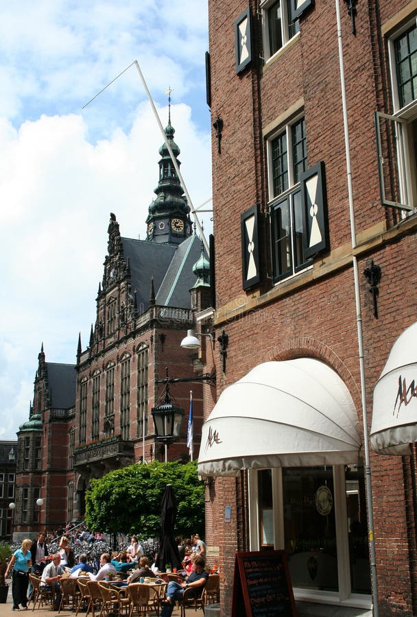 The Building of the University in Groningen Editorial Photography ...