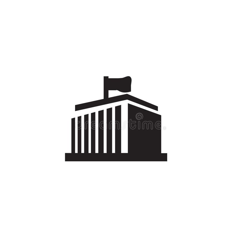 Building, University, Museum Icon Vector Logo Template Illustration ...