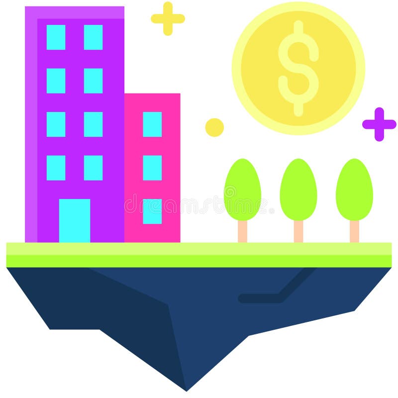 Building Value Icon, Metaverse Related Vector Stock Vector ...