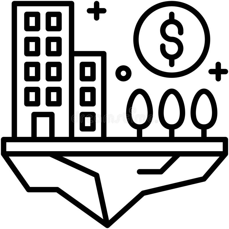 Building Value Icon, Metaverse Related Vector Stock Vector ...