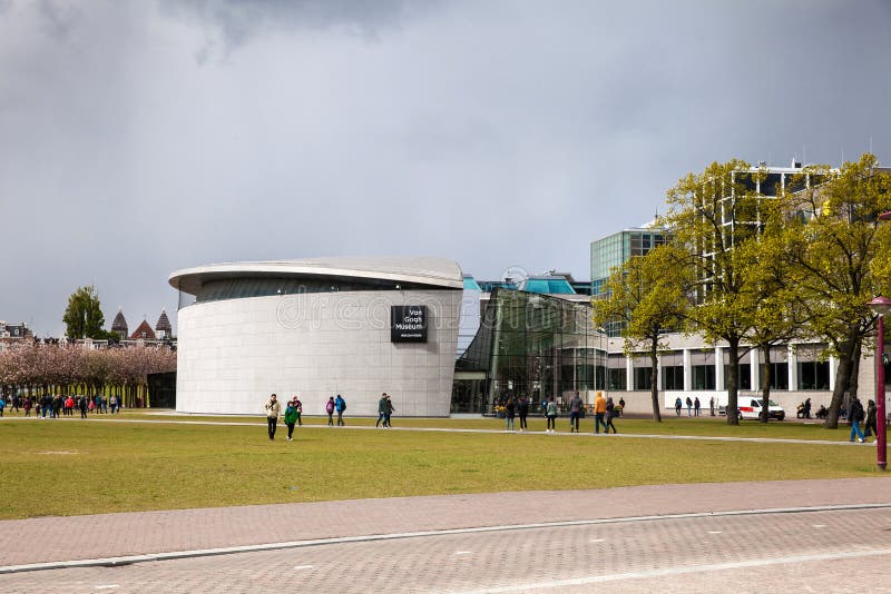 Building of Van Gogh Museum in Amsterdam, Netherlands Editorial Image ...