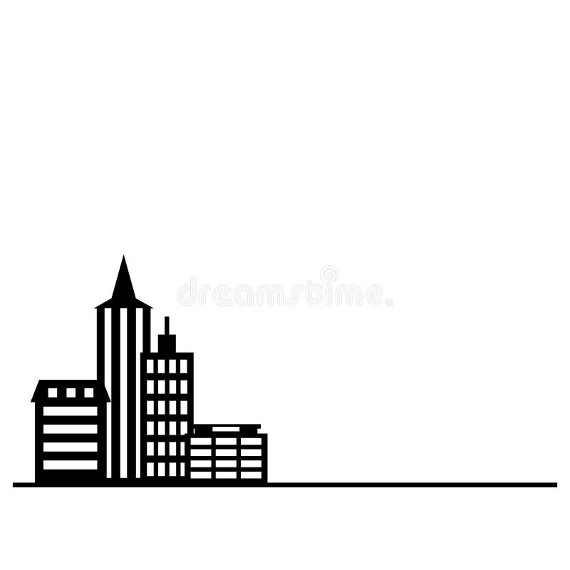 Building vector icon stock vector. Illustration of business - 131878878