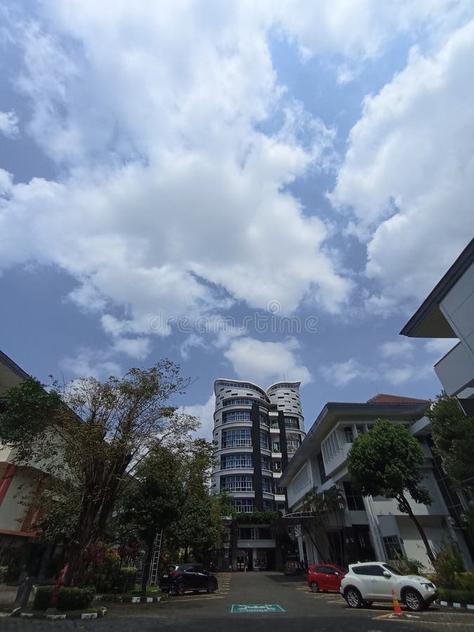 The Building is Very High Soaring into the Sky and How Beautiful the ...