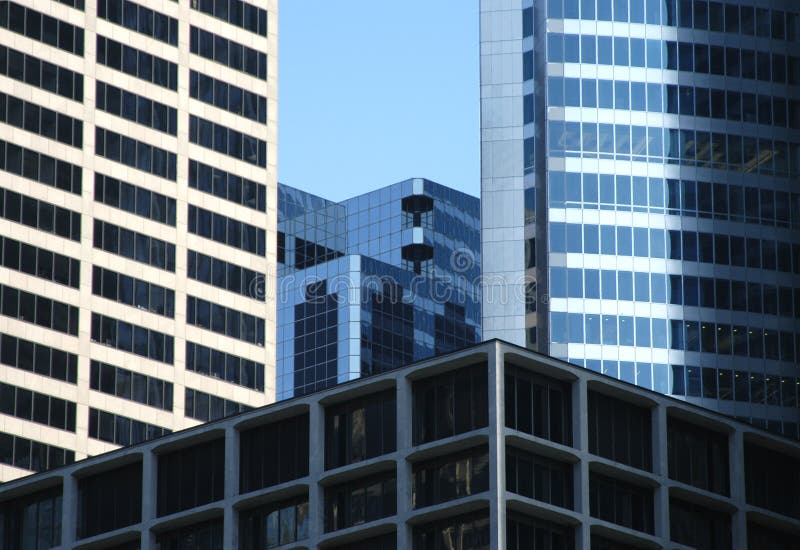 Building View stock image. Image of office, gleaming, cityscape - 266945