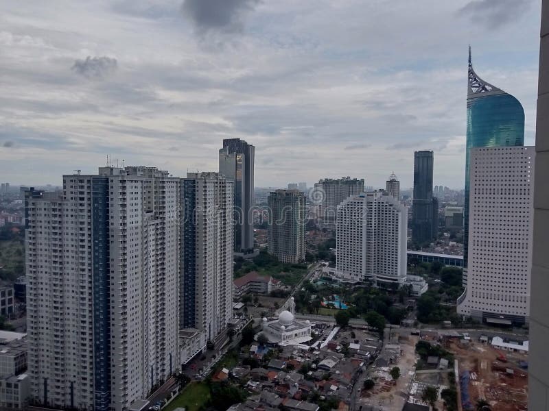 Building View Park Sudirman Apartment Editorial Stock Image - Image of ...