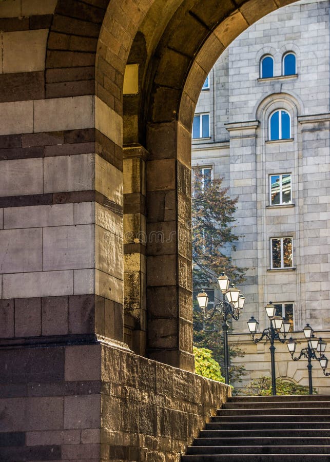 An Extraordinary View of a Building in Sofia Stock Photo - Image of ...