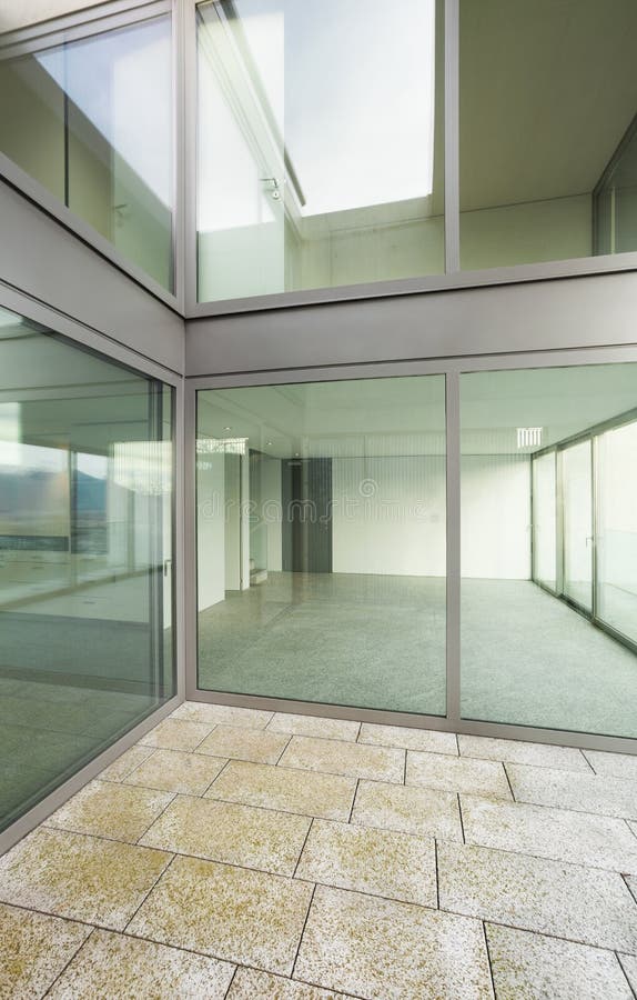 Building, View from the Terrace Stock Image - Image of cement, open ...